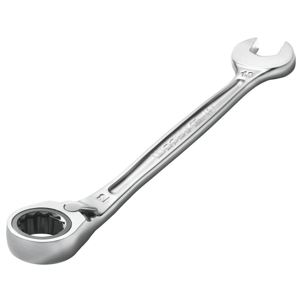 Klucz płasko-oczkowy z grzechotką Facom 467B 13 mm, kątowy 15 ...